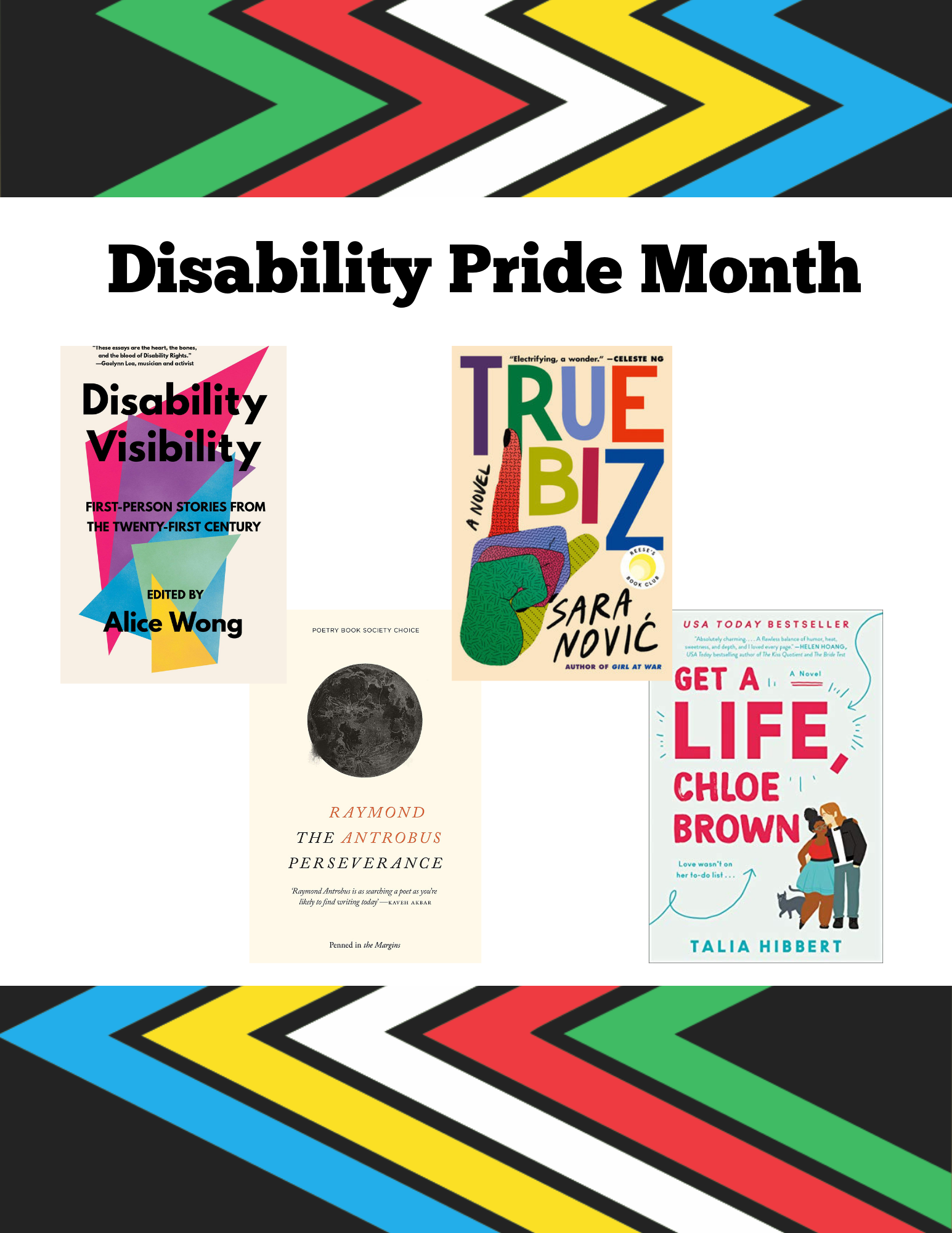 Disability Pride Month Book List - Ellsworth Public Library | Ellsworth, ME