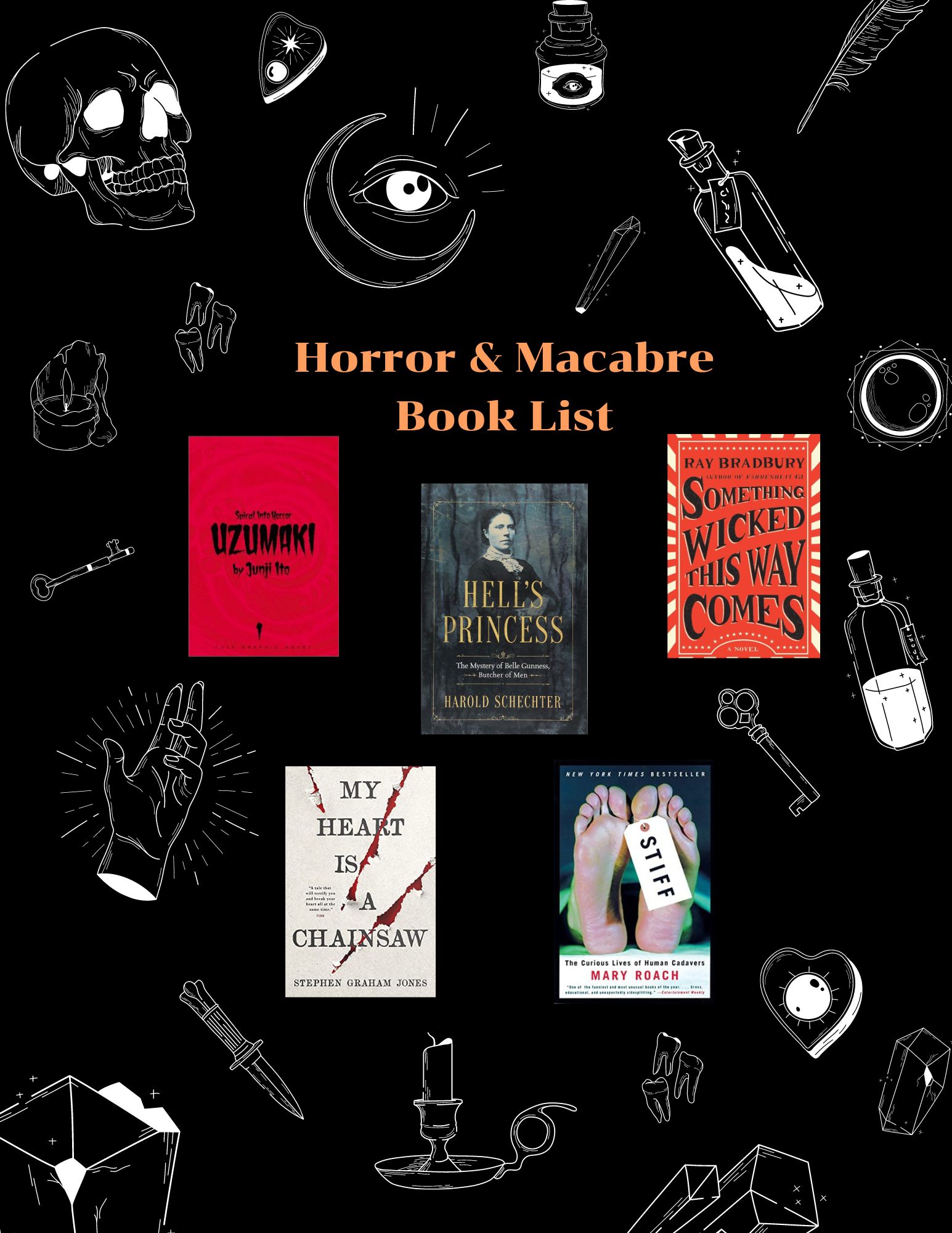 Horror & Macabre Book List - Ellsworth Public Library | Ellsworth, ME