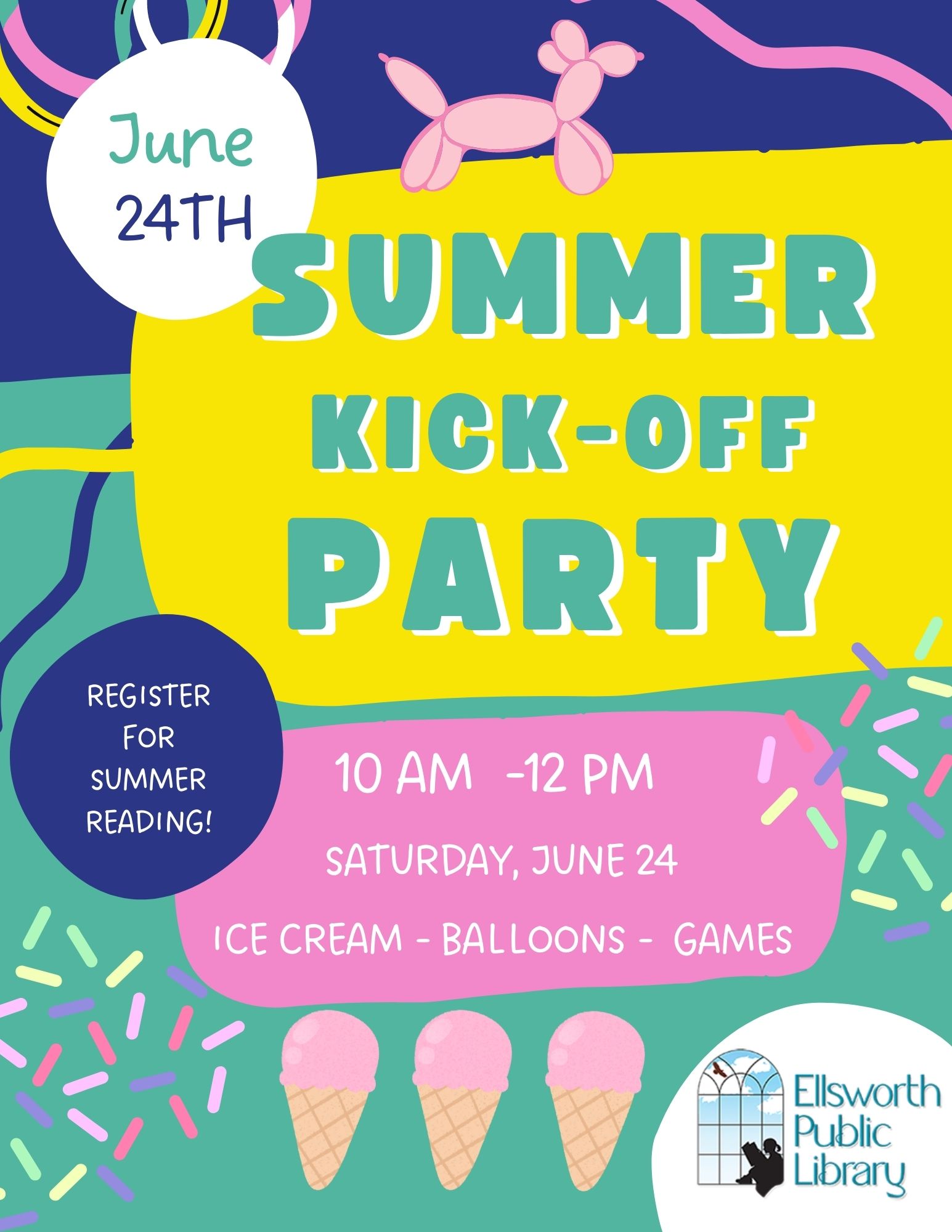 Summer Reading Kick Off! - Ellsworth Public Library | Ellsworth, ME